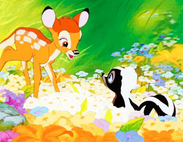 Obraz MALOWANIE PO NUMERACH Bambi Disney