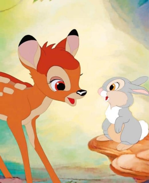 Obraz MALOWANIE PO NUMERACH Bambi Disney – Kreskówki