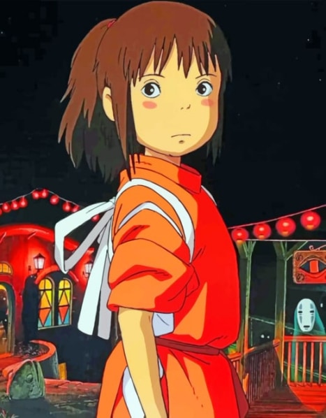 Obraz MALOWANIE PO NUMERACH Chihiro Ogino Spirited Away